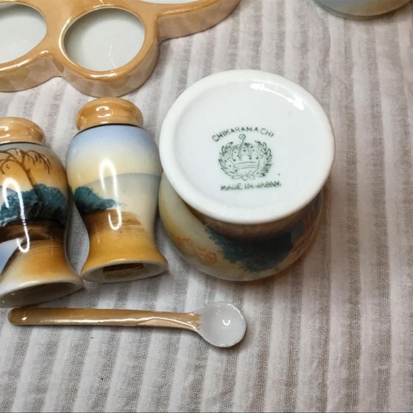 Noritake | Dining | Vintage Lusterware Made In Japan Cruet Set Oil ...